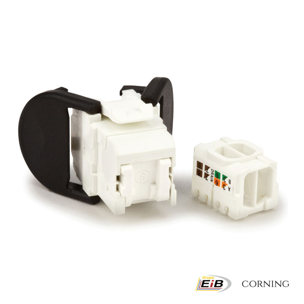 Conector Jack RJ45, Categoría 6 Corning - Grupo EIB